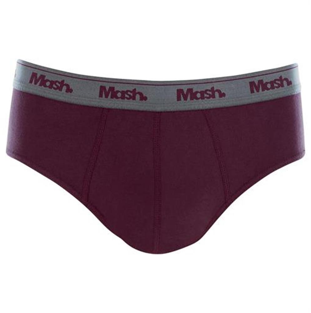 Men In Box - CUECA SLIP ALGODÃO LISA MASH VINHO GG Men In Box - CUECA SLIP ALGODÃO LISA MASH VINHO GG